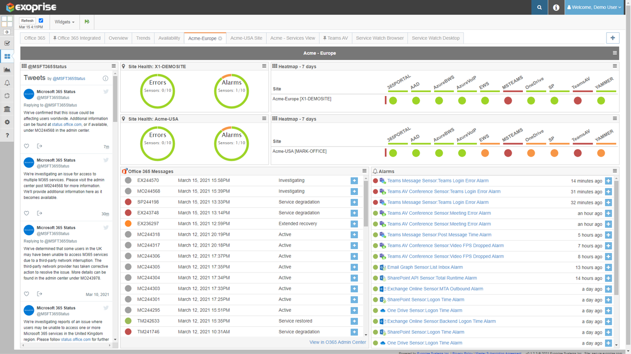 Microsoft 365 Outage, March 15th 2021 | Exoprise