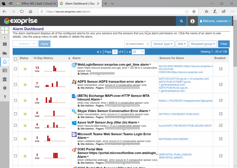 Manage Office 365 Outages With ServiceNow Integration | Exoprise