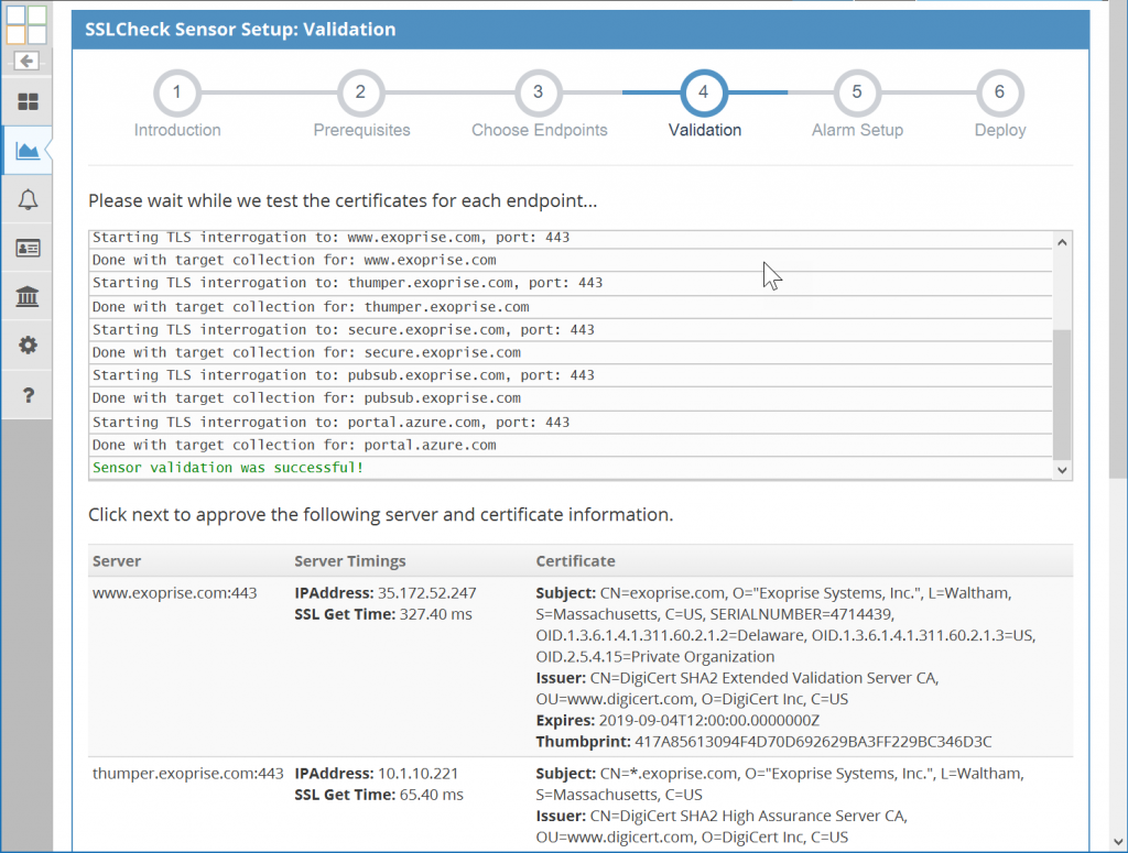 Monitor TLS/SSL: Certificates, Ciphers, Expiration and Spoofing | Exoprise